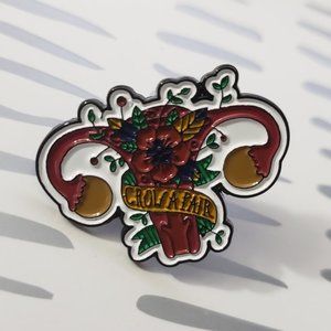 Jewelry | Grow A Pair Feminist Uterus Pin Badge Brooch | Poshmark